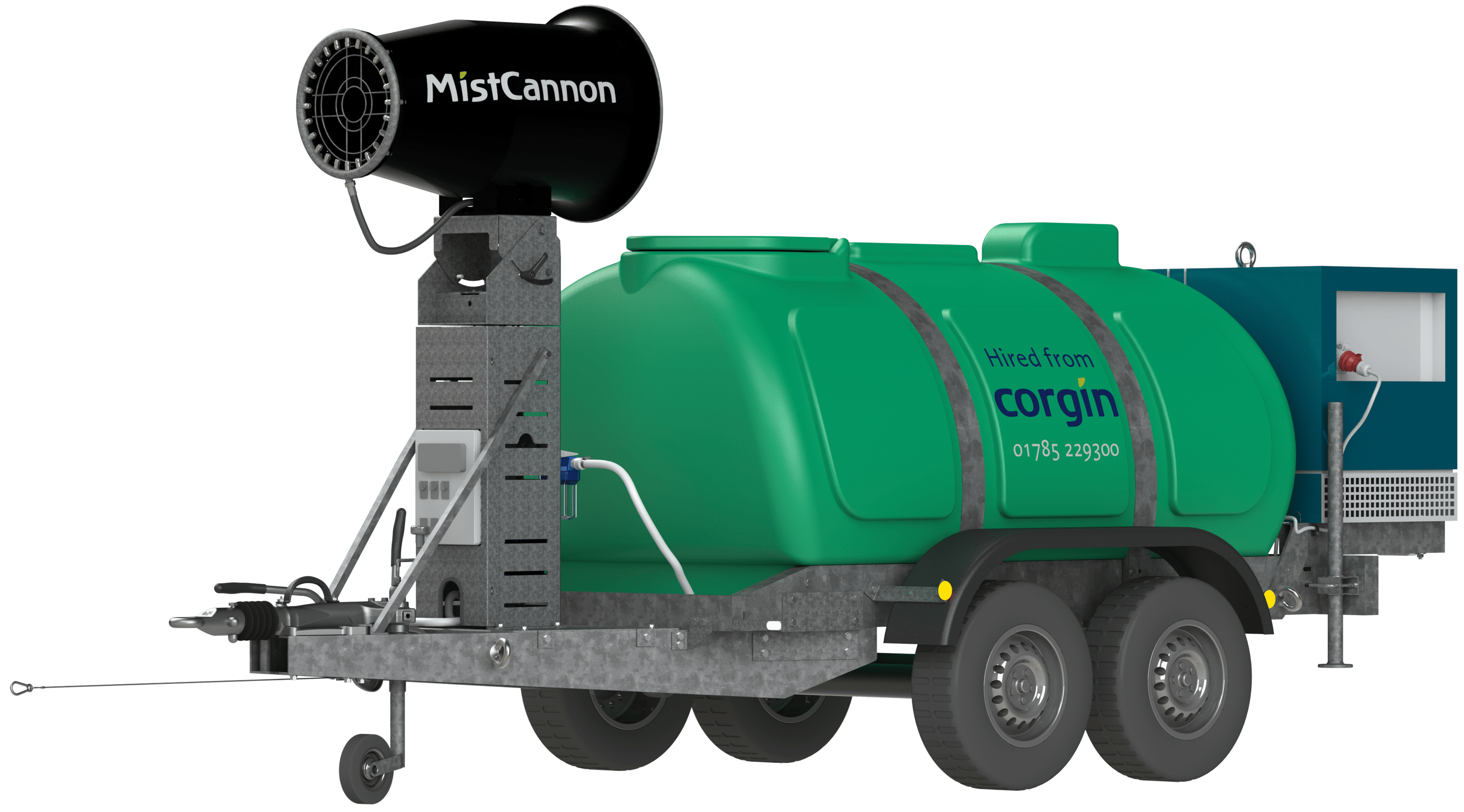 Dust Suppression Trailer - Towable Dust Suppression | Corgin Ltd
