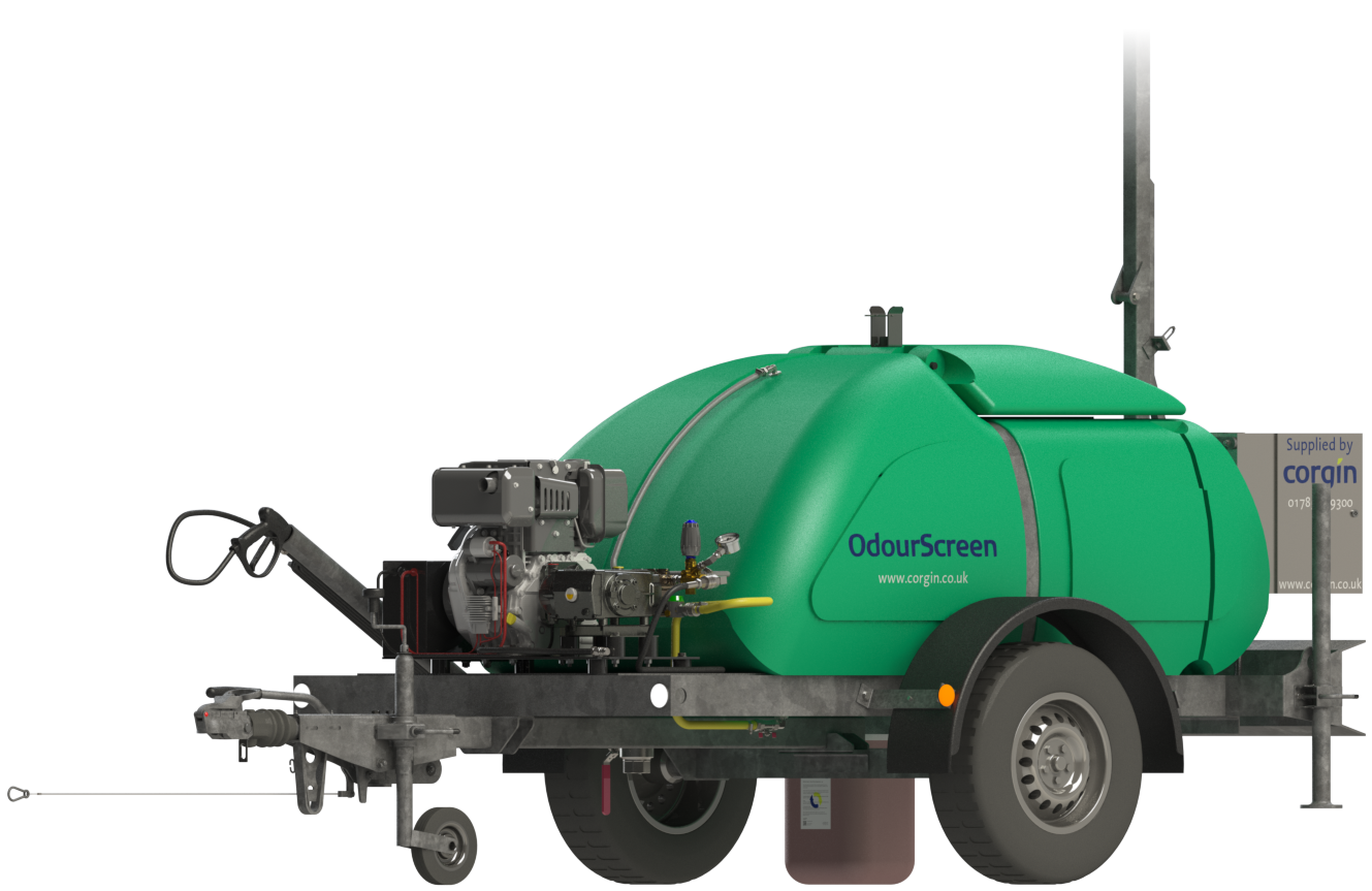Towable Odour Control - Portable Units - OdourScreen | Corgin Ltd