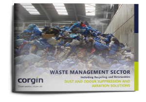 Outdoor Waste Recycling Sites Dust & Odour Control | Corgin Ltd