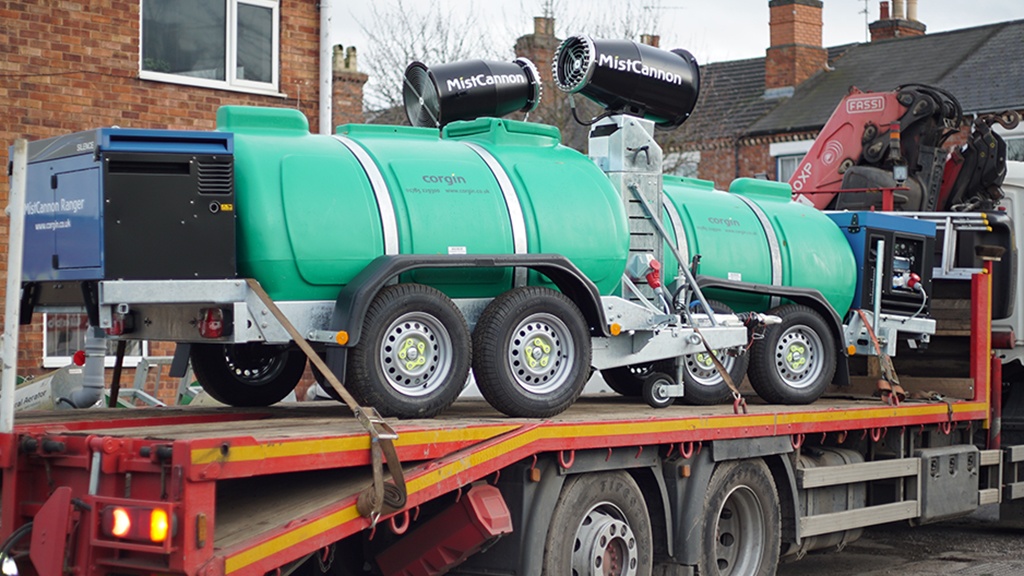 Dust Suppression Trailer | Corgin Ltd