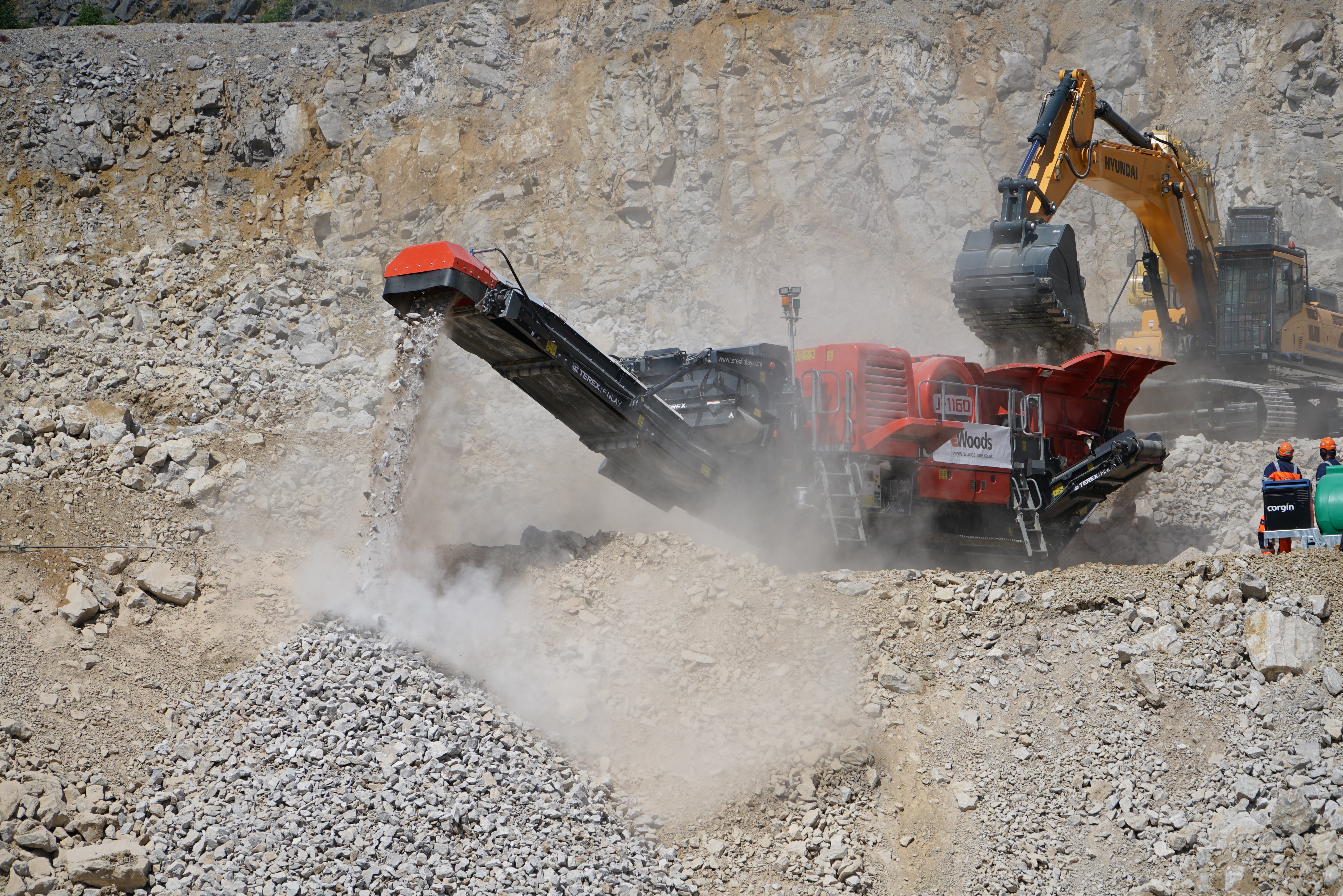 Crushing & Screening Dust Control | Corgin Ltd
