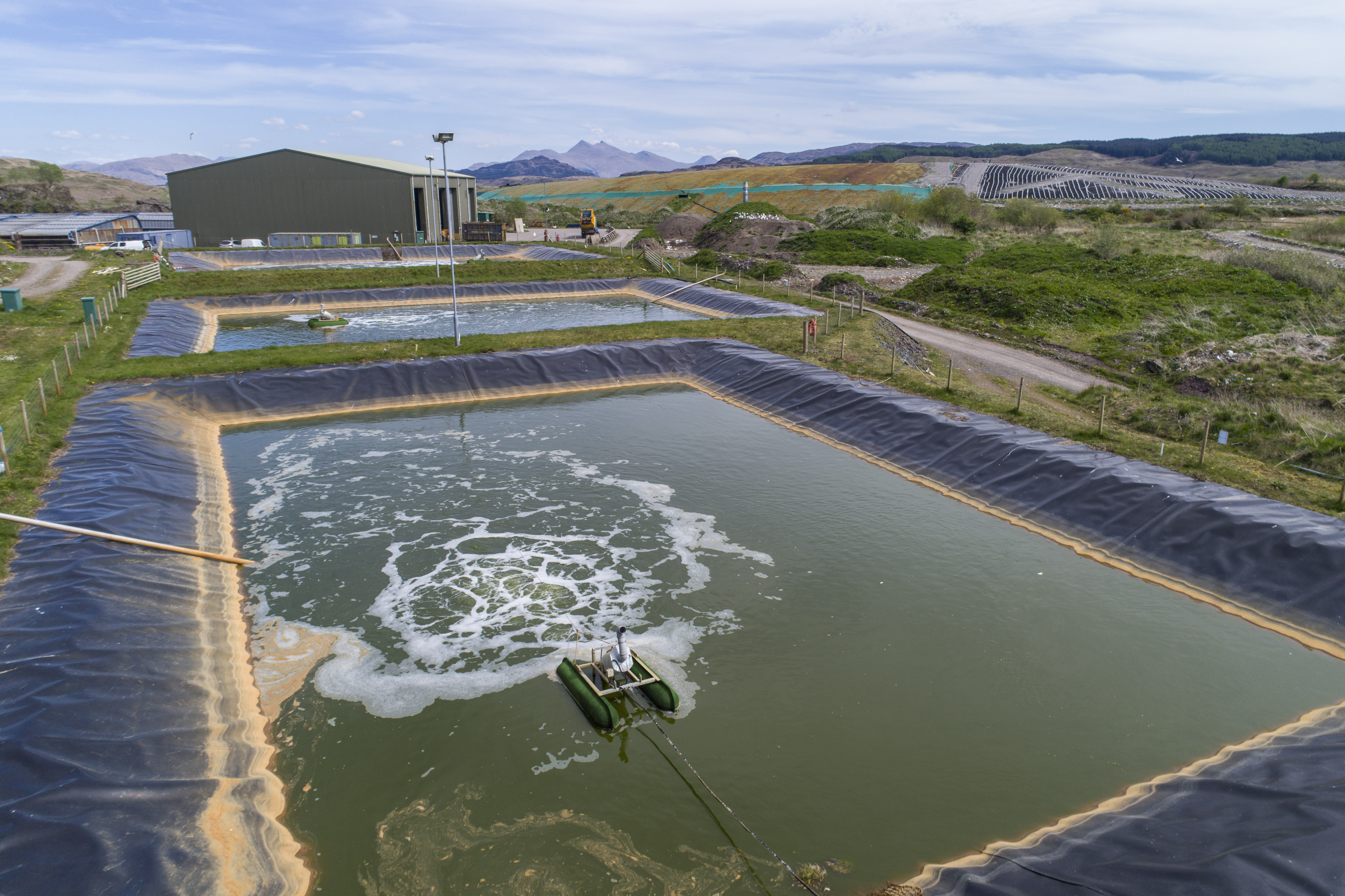Waste Landfill Sites - Dust & Odour Control - Lagoon Aeration | Corgin Ltd