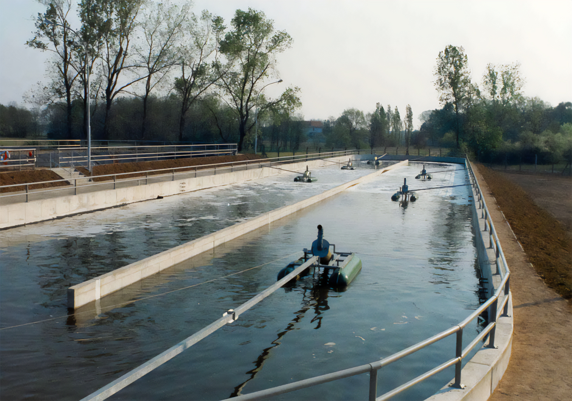 Oxidation Ditch Aerators & Aeration | Corgin Ltd